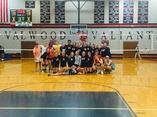 Valwood volleyball sweeps Sherwood Christian - Valwood School